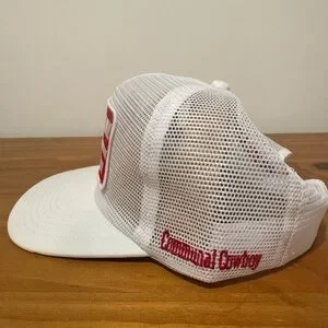 Communal Cowboy | Accessories | White Communal Cowboy Trucker Hat ...